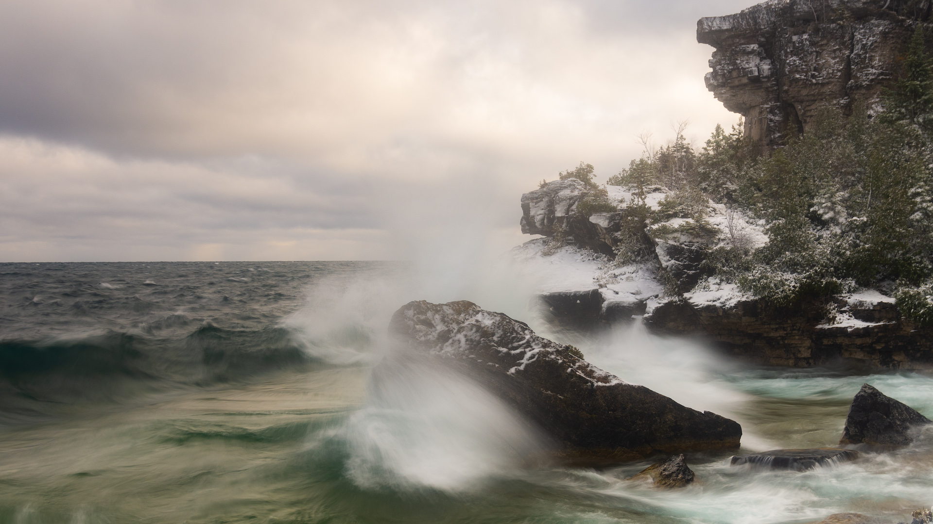 Untamed Bruce: Adrian Brown’s raw views of winter on the Bruce ...